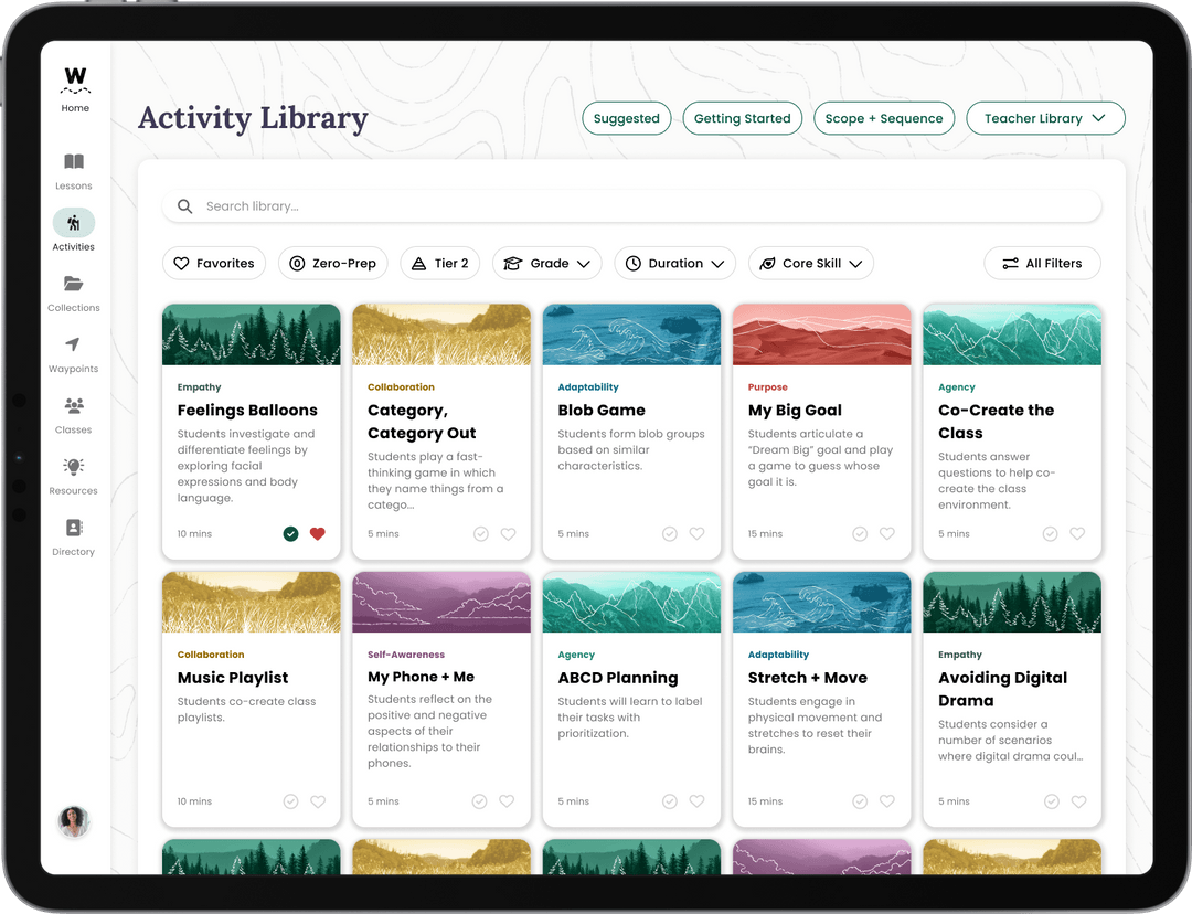 Wayfinder | SEL Activity Library